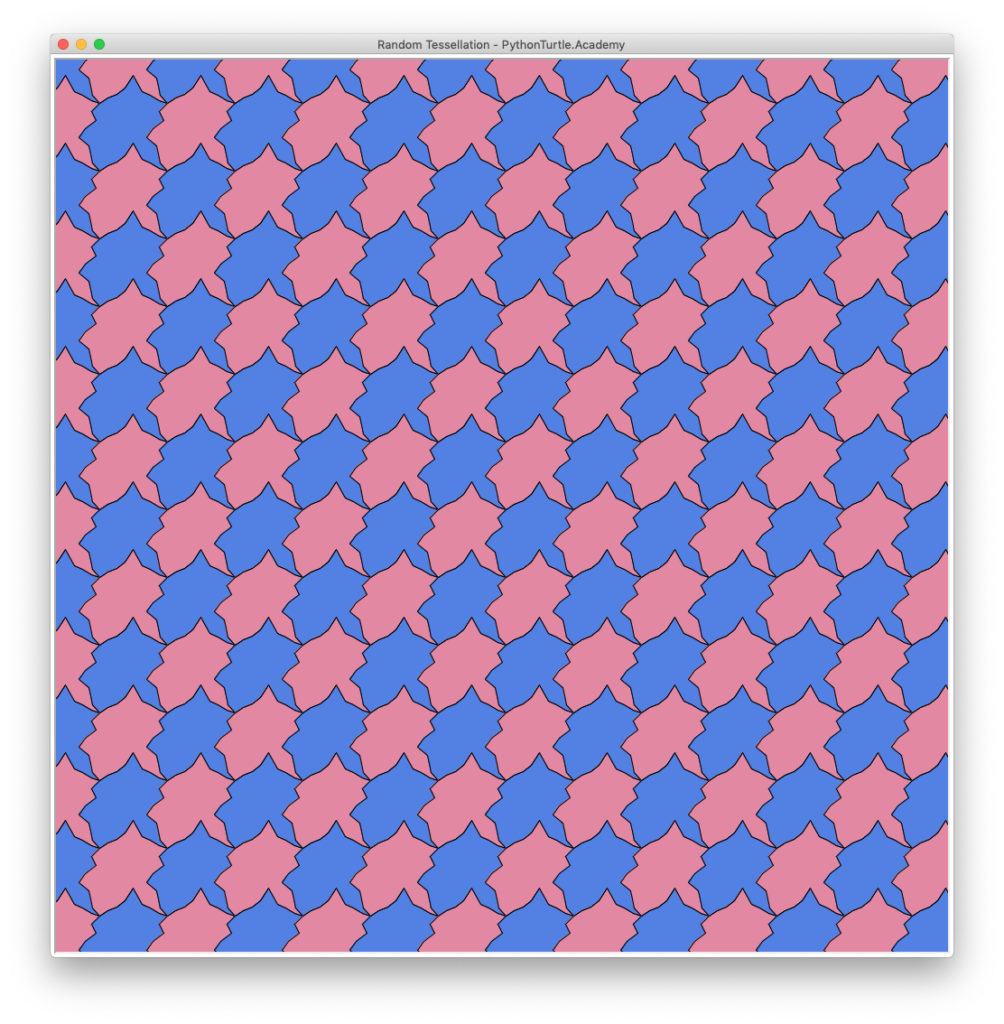Random Tessellation With Python Turtle Learn Python