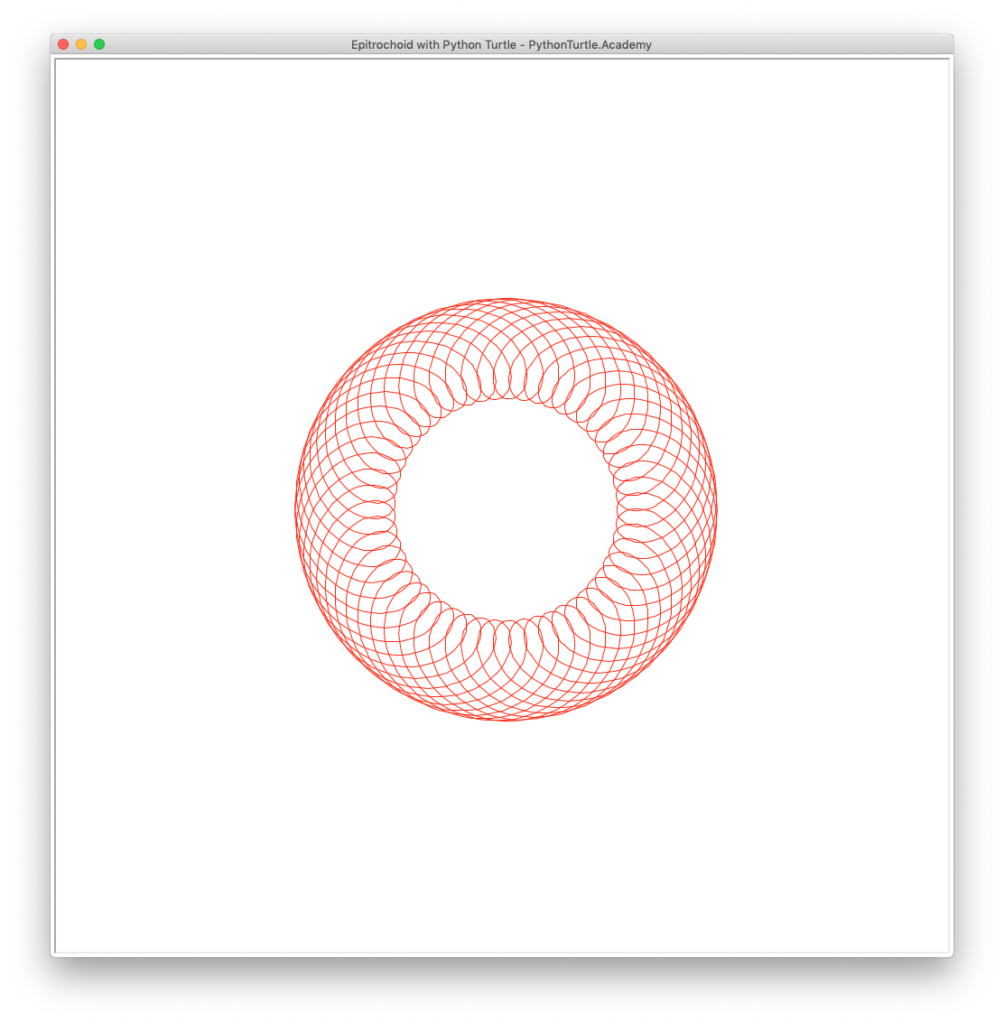 Epitrochoid Animation With Python Turtle Learn Python