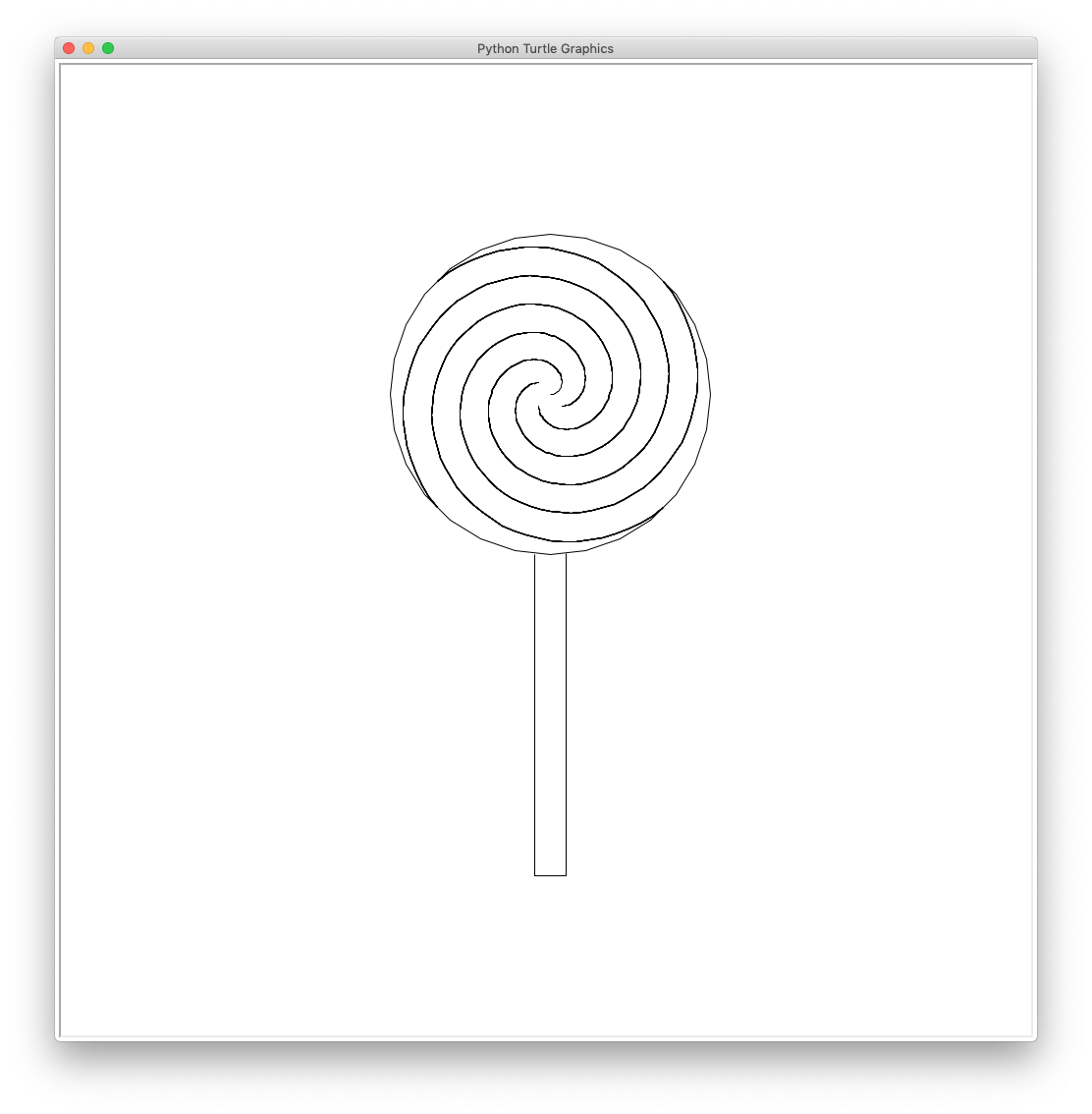 Lollipop Python And Turtle