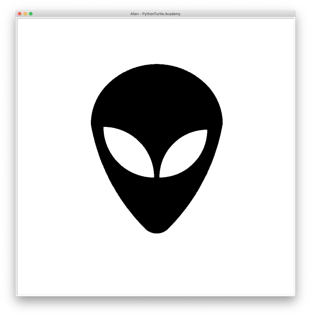 Drawing Alien With Python Turtle Learn Python