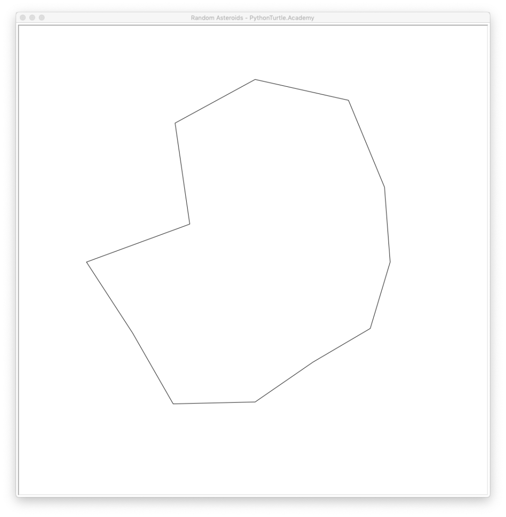 Random Asteroids With Python Turtle Learn Python