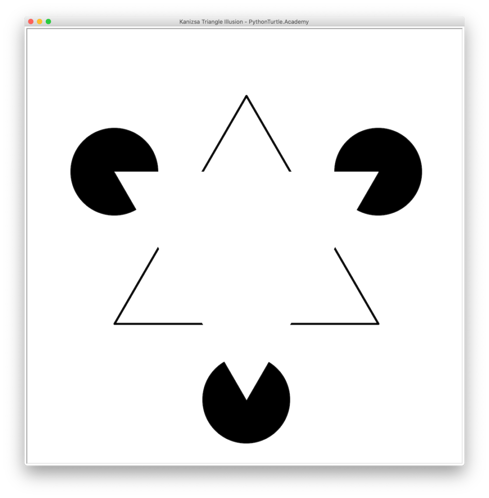 Kanizsa Triangle With Python Turtle Learn Python