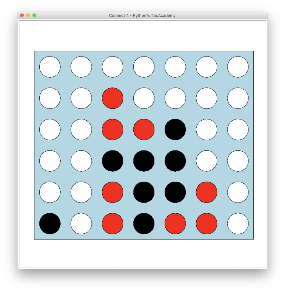 Connect 4 With Python Turtle Source Code Included Python And Turtle