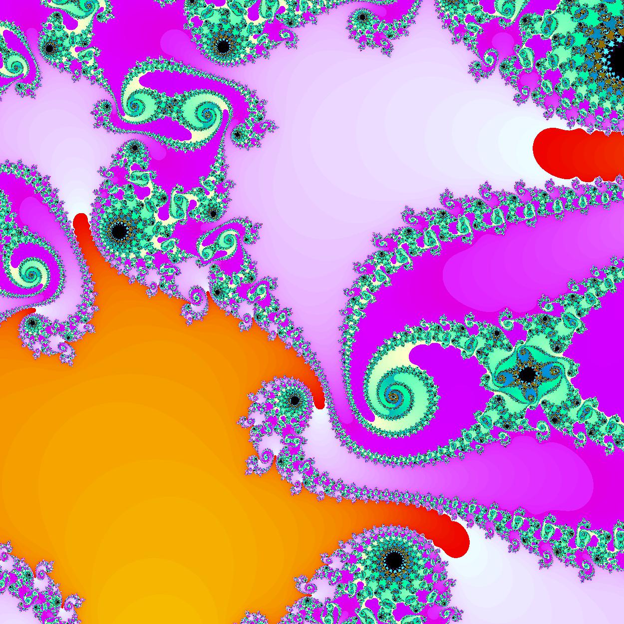 Mandelbrot Set With Different Paramaters Source Code Python And Turtle